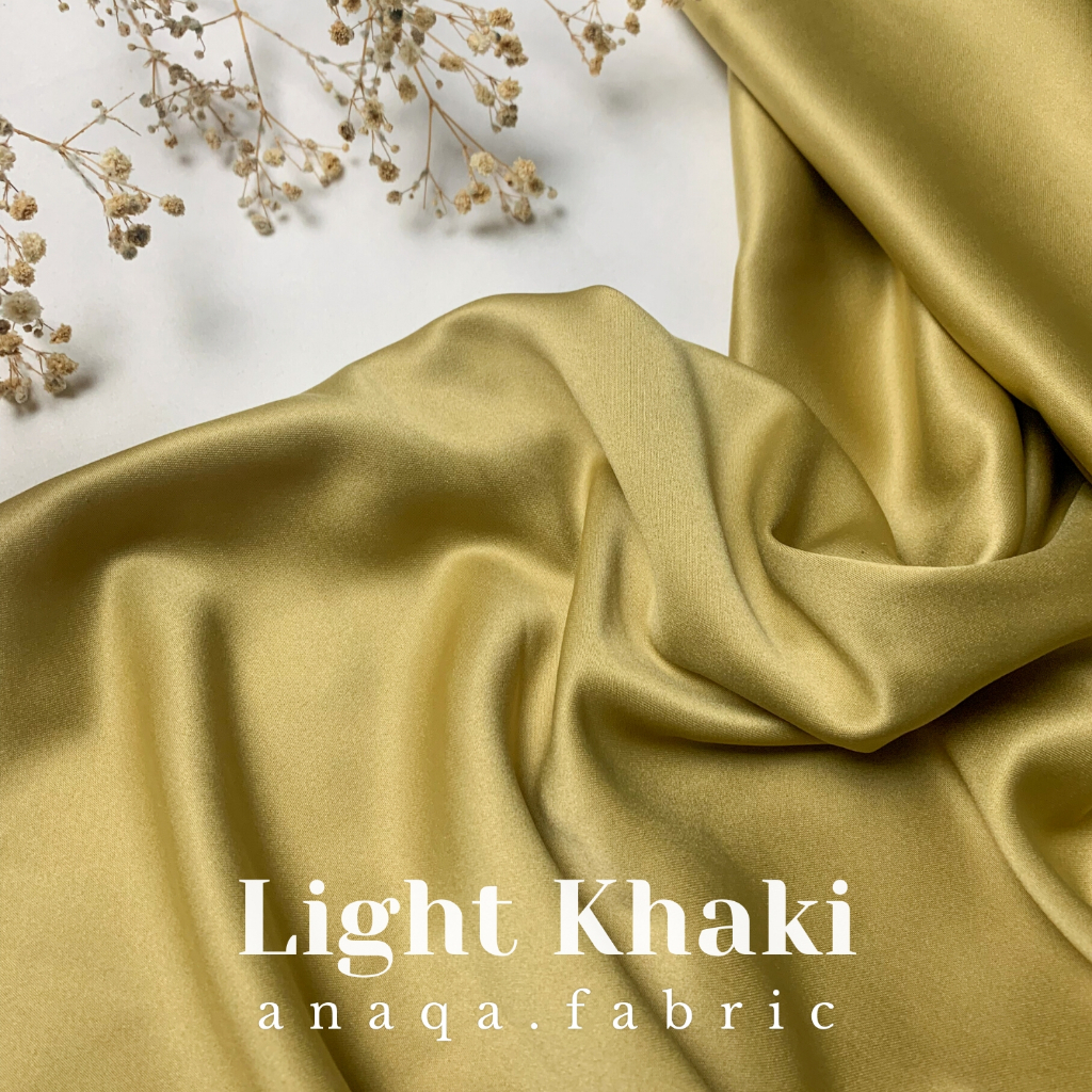 Jual 1 Meter Kain Satin Silk Velvet PREMIUM Bahan Dress, Dalaman ...