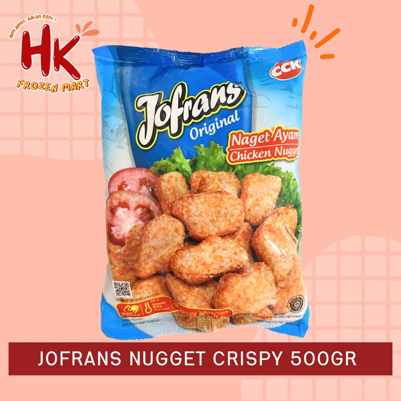 Jual Jofrans Nugget Ayam Crispy 500 gr / love jofran chicken naget ...
