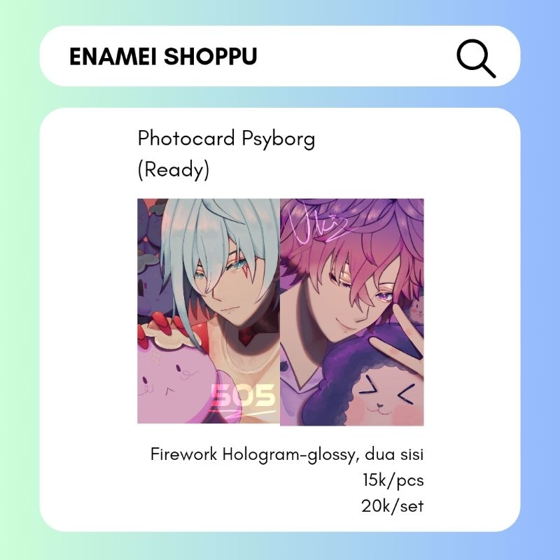 Jual Photocard NIJISANJI EN Uki Violetta dan Fulgur Ovid | Shopee Indonesia