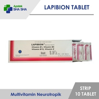 Jual Lapibion Tablet - Multivitamin Neurotropik | Shopee Indonesia