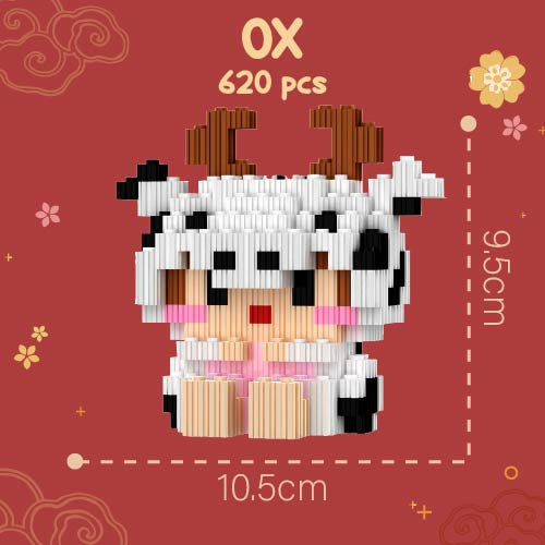 Jual BLOCK CITY NANO BLOCK 12 SHIO SERIES / 12 Chinese Zodiac / BRICKS ...