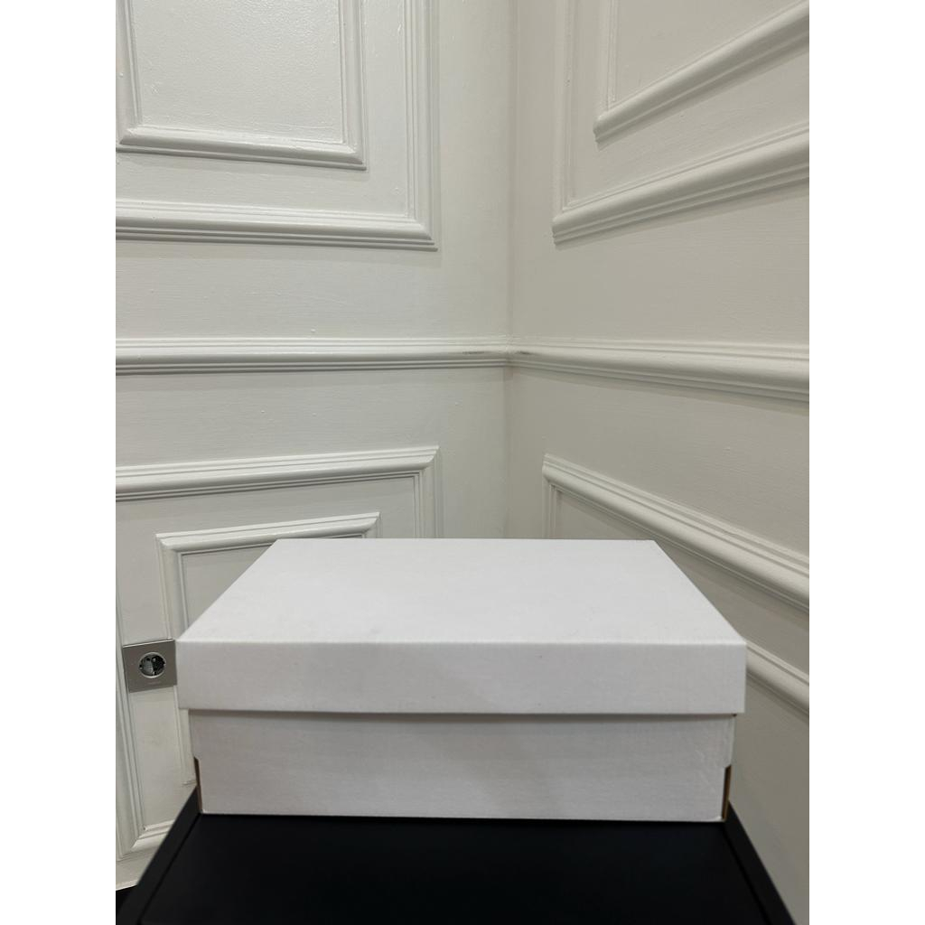 Jual INNER BOX DUS KOTAK SEPATU PUTIH POLOS MURAH (MINIMAL ORDER 10PCS ...