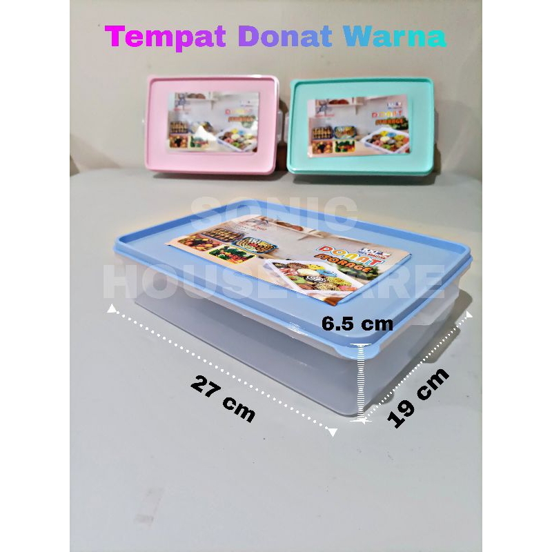 Jual Tempat Donat Box Donat Box Small Kecil Kotak Makanan Food Box ...