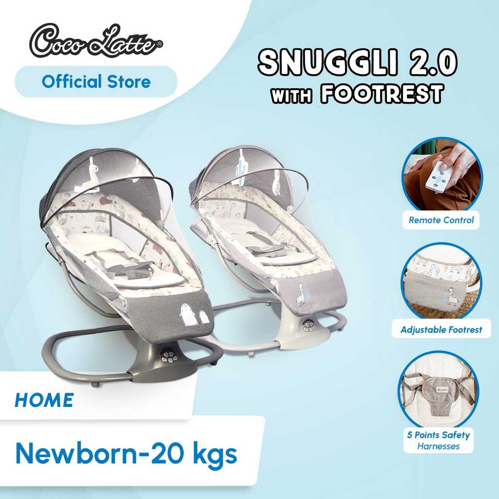 Jual COCOLATTE Classic Snuggli 2.0 with Footrest | Shopee Indonesia