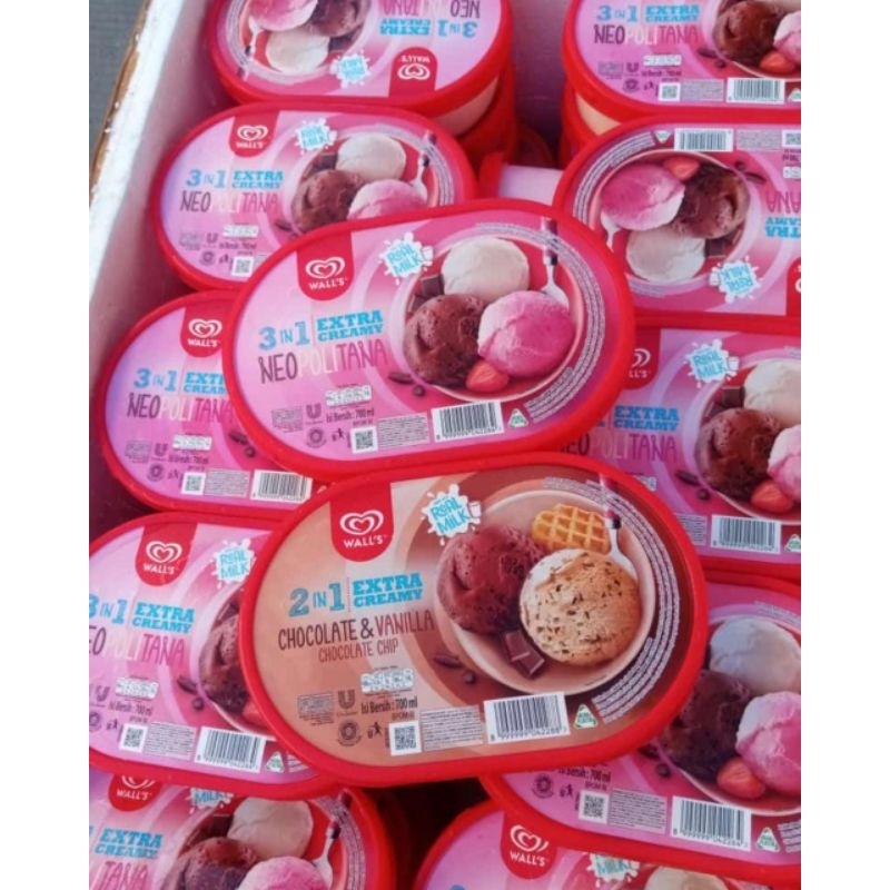 Jual Es Cream Walls 700ml Aneka Rasa | Shopee Indonesia