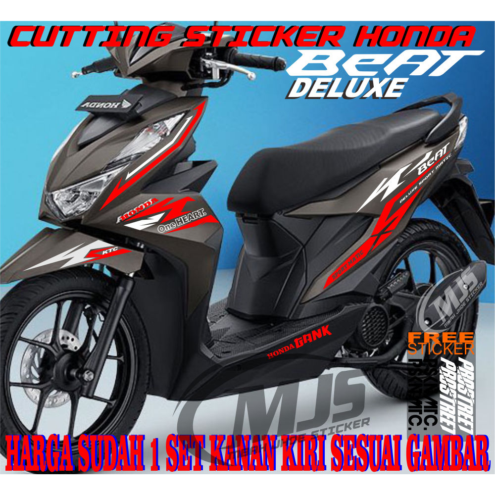 Jual cutting sticker beat deluxe Lis sticker custom code 01 | Shopee ...