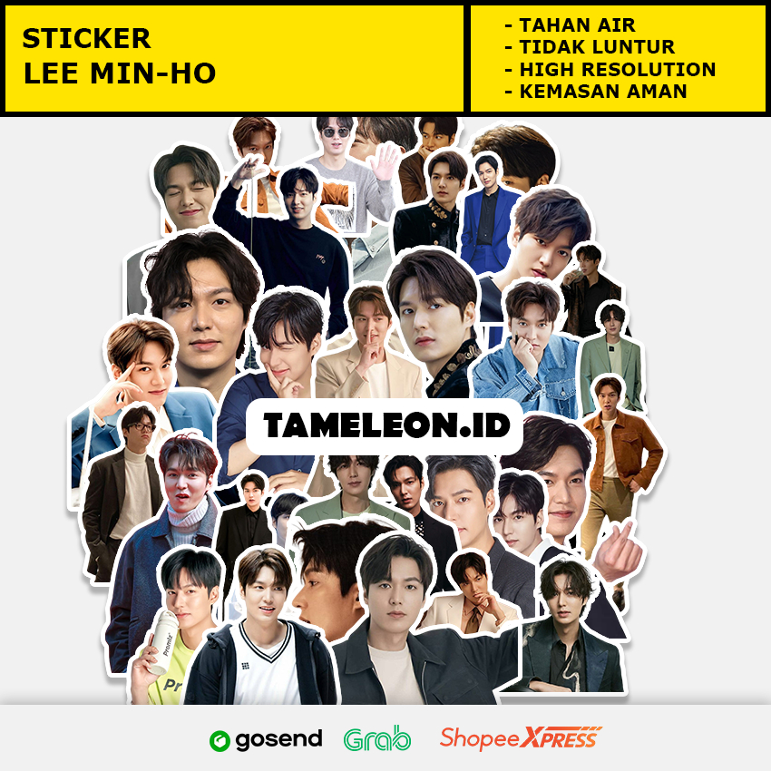 Jual Sticker KPOP Lee Min-Ho Sticker Handphone Sticker Laptop Anti ...