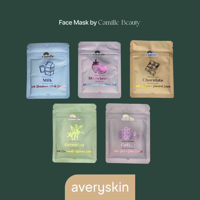 Jual Camille Beauty 25gr - Masker Organik BPOM by Camille Beauty (All Varian) | Shopee Indonesia