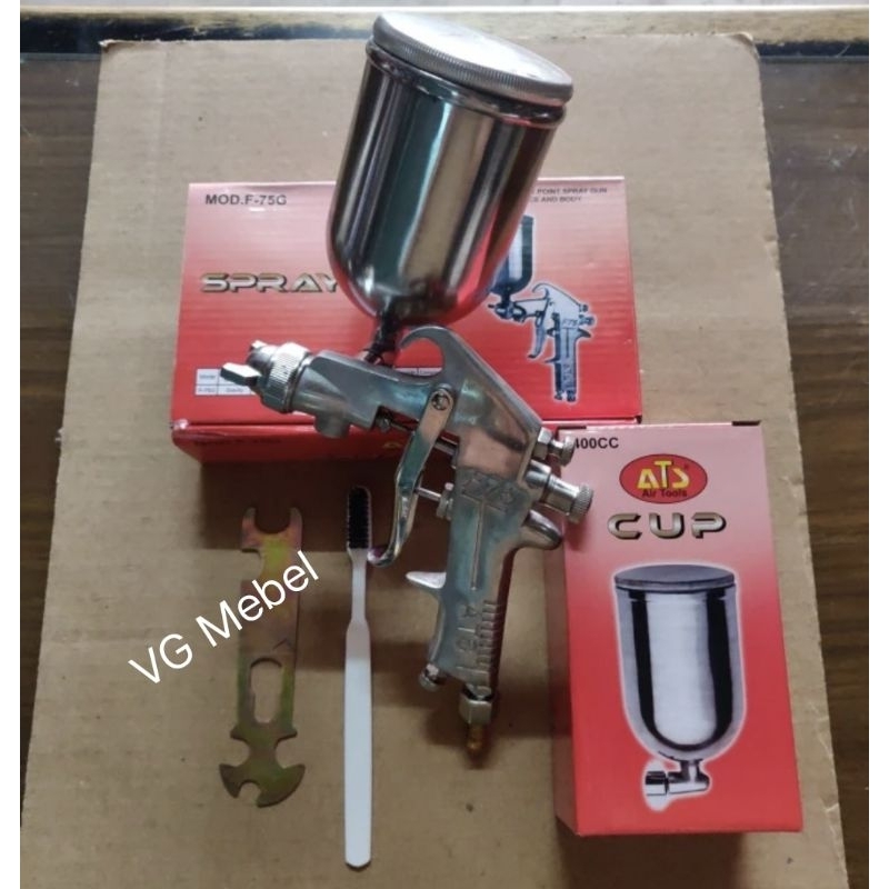 Jual Alat Cat Semprot F 75 G (400 ml) Merk ATS | Shopee Indonesia