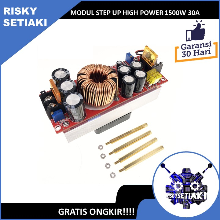 Jual MODUL STEP UP HIGH POWER 1500W 30A DC-DC BOOST CONVERTER | Shopee ...