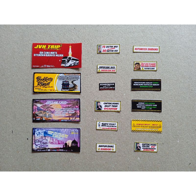 Jual REPLIKA BANNER TRIP PAPERCRAFT BUS PART 2 | Shopee Indonesia