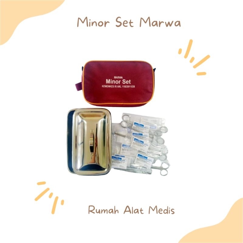 Jual Original Minorset Marwa Minor Kit Marwa Alat set Bedah Minor Set ...