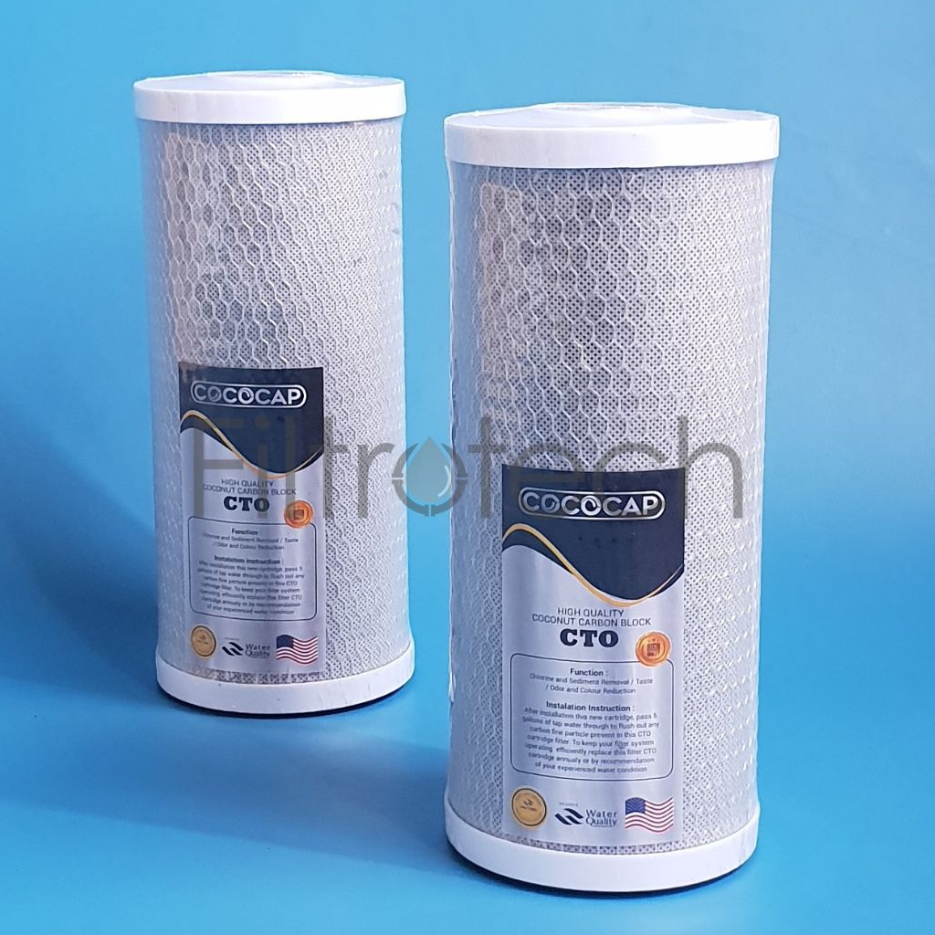 Jual Filter Air CTO Carbon Active 10" Big Flow | Shopee Indonesia