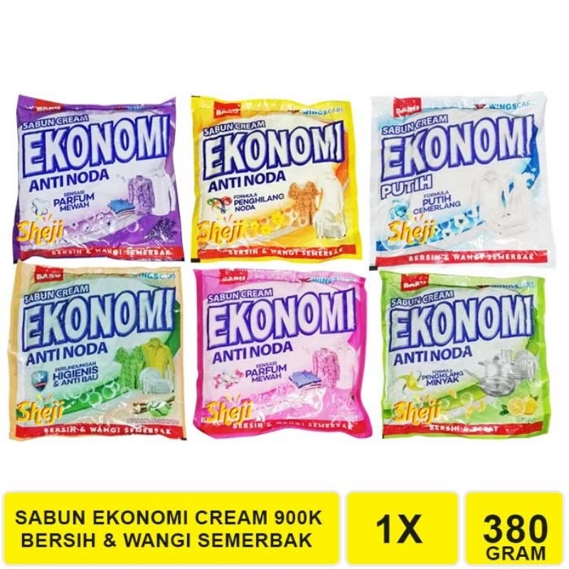 Jual EKONOMI Sabun Cream Colek 900k 380 gr Deterjen Pencuci Pakaian ...