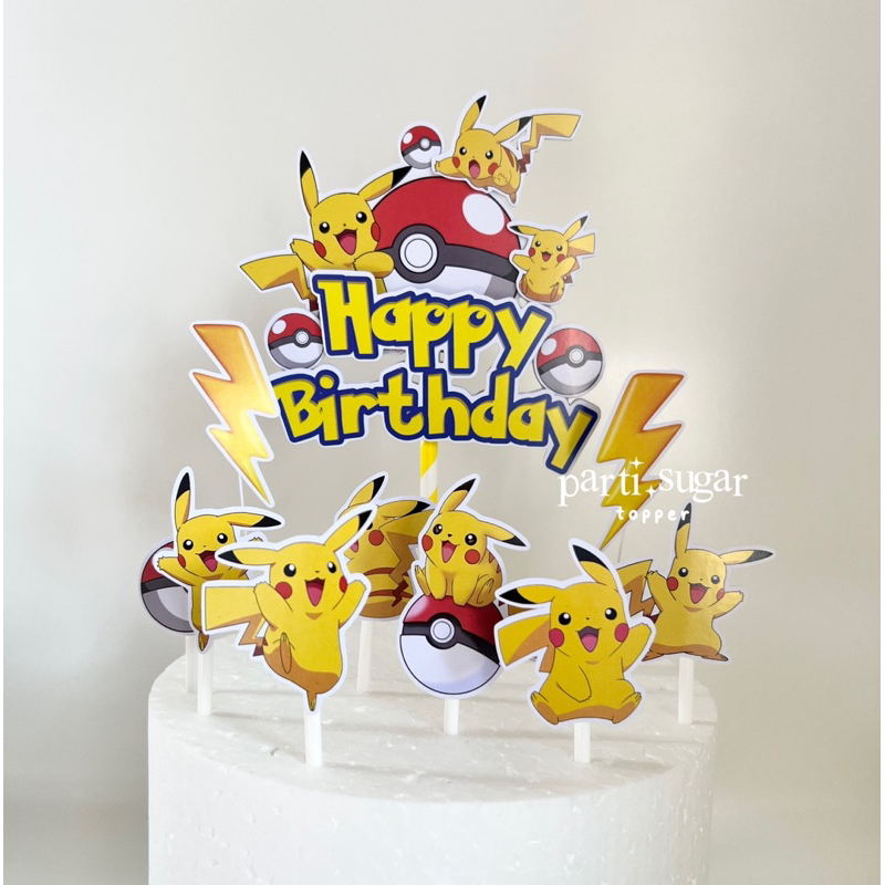 Jual Custom Cake Topper 3D Hiasan Kue - Dekorasi Ulang Tahun - Karakter ...