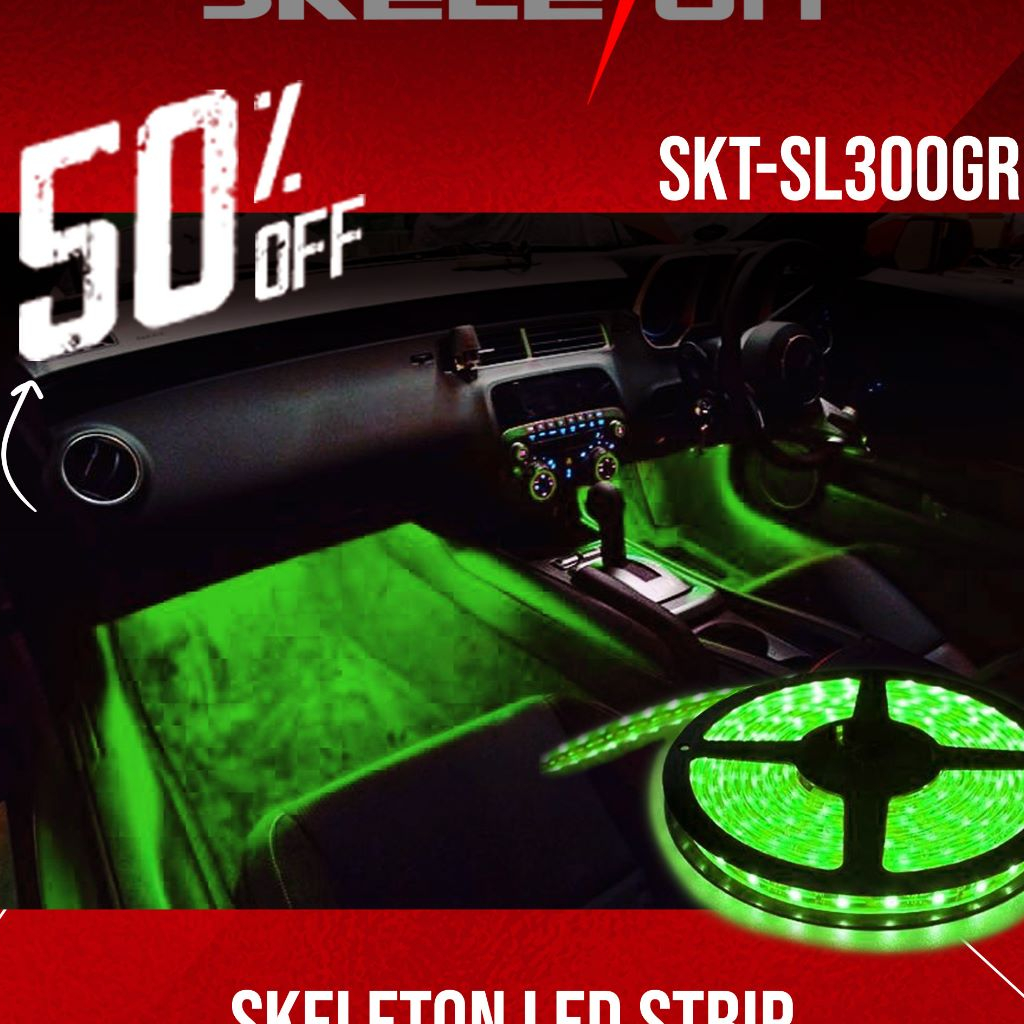 Jual Skeleton Led Strip Light 5M SKT SL300W - Green | Shopee Indonesia