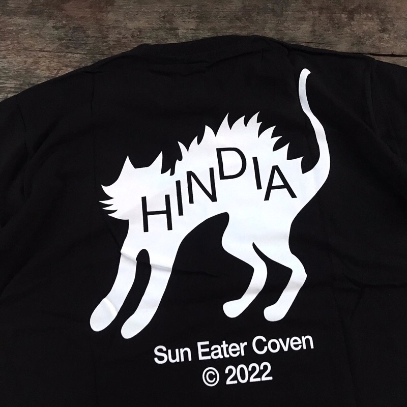 Jual HINDIA SPAZZED CAT POCKET TSHIRT BLACK | Shopee Indonesia