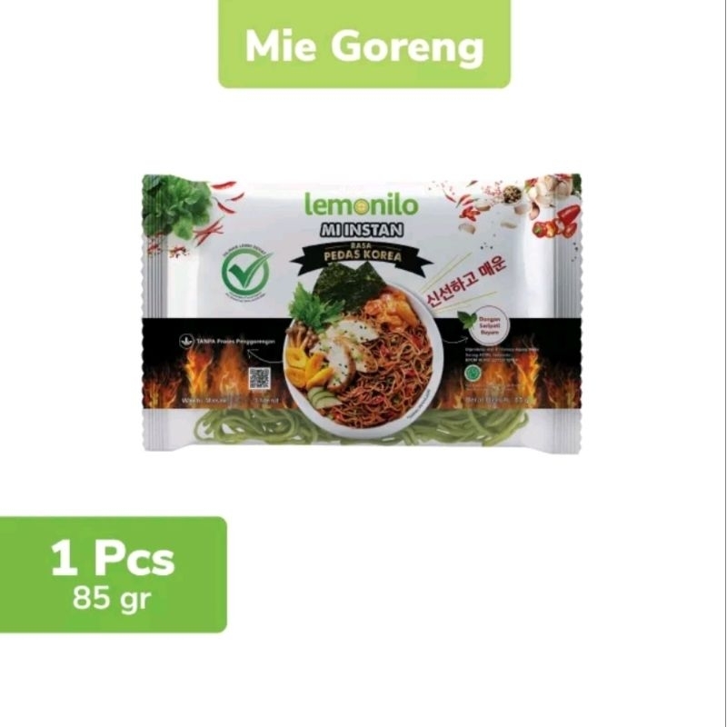 Jual LEMONILO MIE INSTAN GORENG PEDAS KOREA 85 GR | Shopee Indonesia