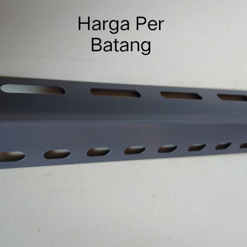 Jual Besi Siku Lubang Ukuran 35x35x1mm Bahan Rak Panjang 40cm/85cm ...