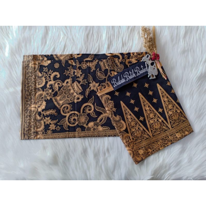 Jual Kain Batik Baduy Banten motif gerabah Gold | Shopee Indonesia