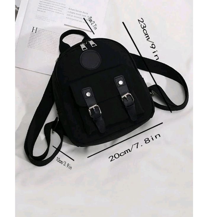 Jual tas Canvas terbaru /Tas ransel mini | Shopee Indonesia