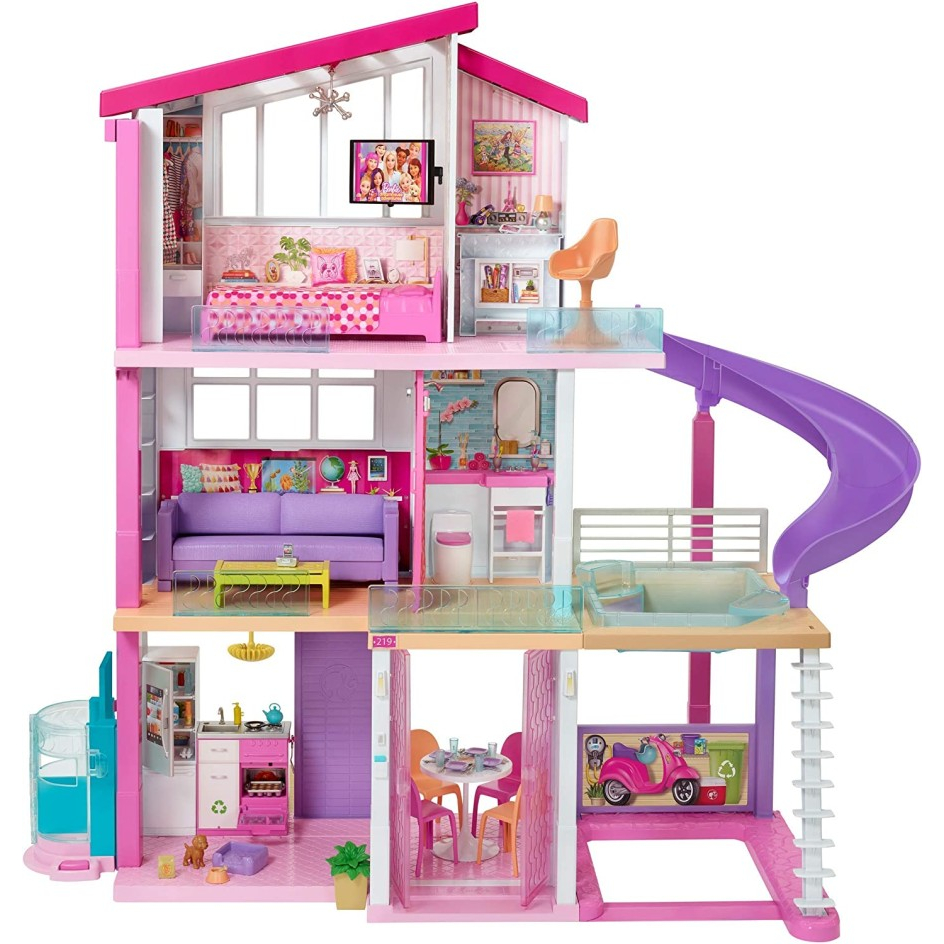Jual Barbie DreamHouse Dollhouse Rumah Boneka | Shopee Indonesia