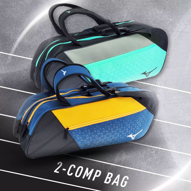 Jual Mizuno Tas Badminton [CP-2036] 2 Comp Bag Navy Orange | Shopee Indonesia