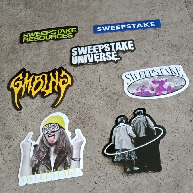 Jual Sweepstake Sticker Pack - 7pcs | Shopee Indonesia