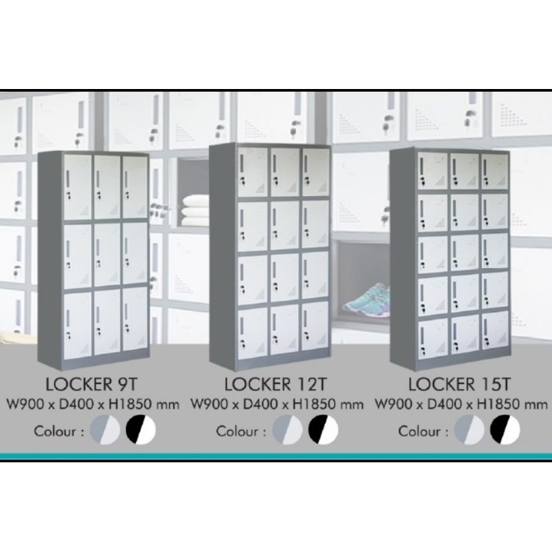 Jual Lemari Locker Besi Frontline Susun 3/4/5 | Shopee Indonesia