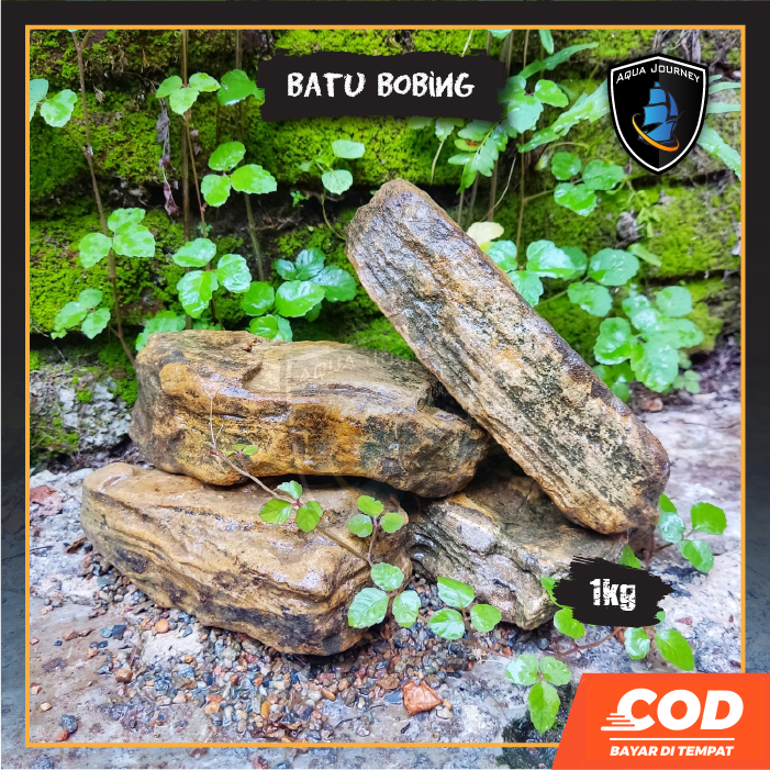 Jual Batu Bobing - Batu Hias Aquascape Flat Stone Paludarium Air Terjun ...