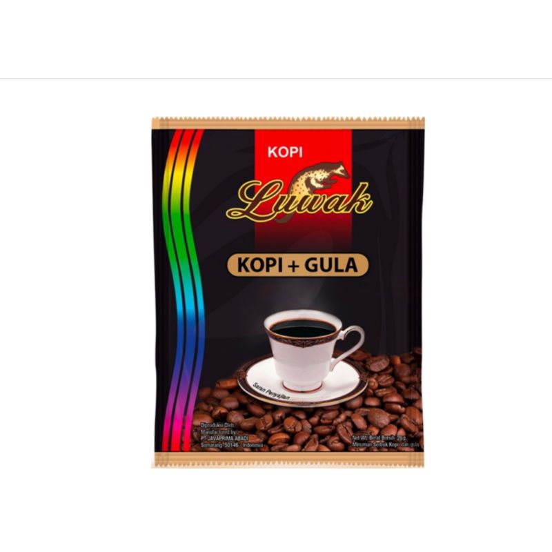 Jual Kopi luwak Hitam + Gula renceng isi 16 sachet | Shopee Indonesia