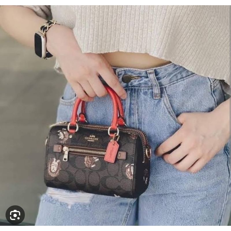 Jual coach mini rowan hedgehog original | Shopee Indonesia