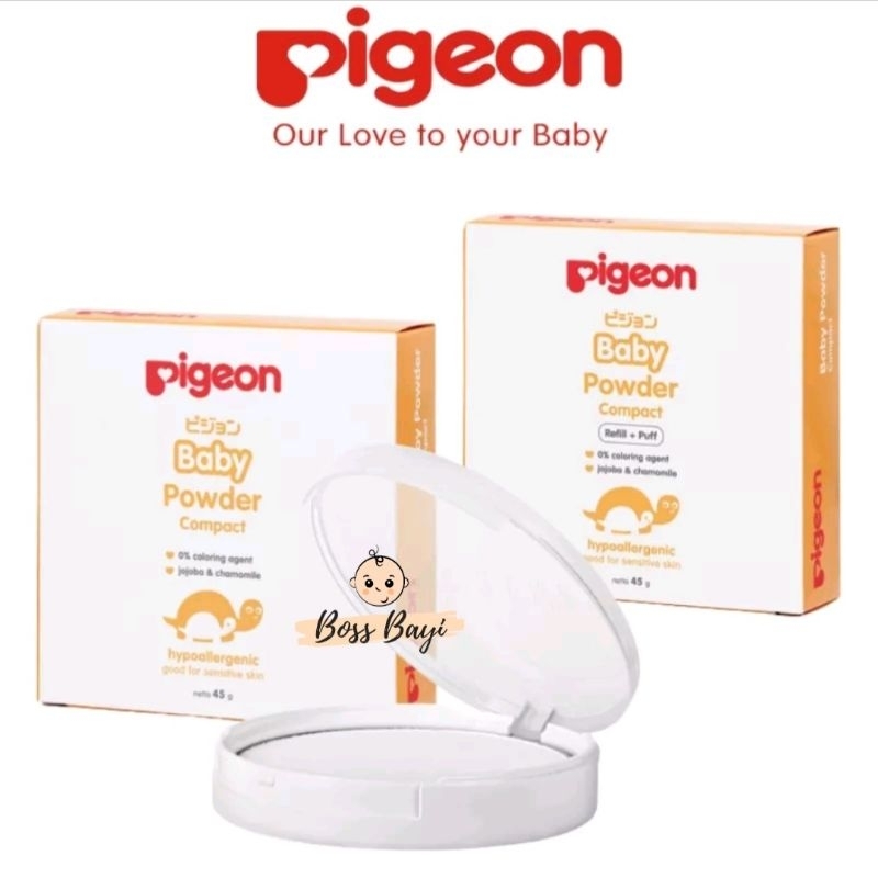 Jual PIGEON - Baby Compact Powder 45gr / Bedak Padat Bayi | Shopee ...