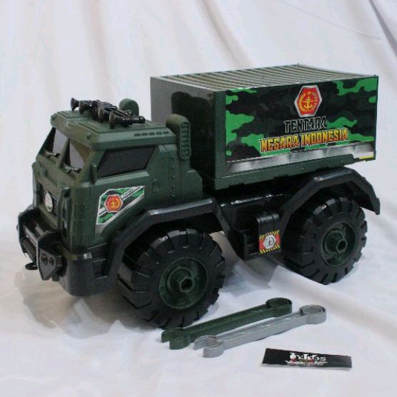 Jual AK56 MAINAN TRUK BOX BESAR TNI ktg / mainan mobil truck tni besar ...