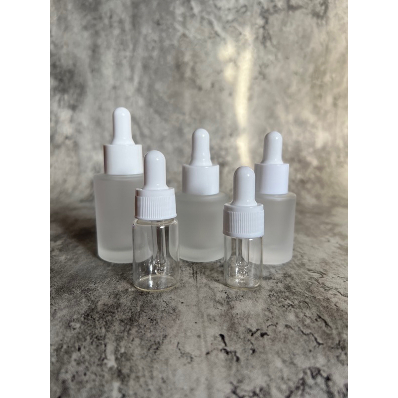 Jual Botol Serum Botol Pipet 5ml 10ml 15ml 20ml 30ml Kaca Frosted Buram ...