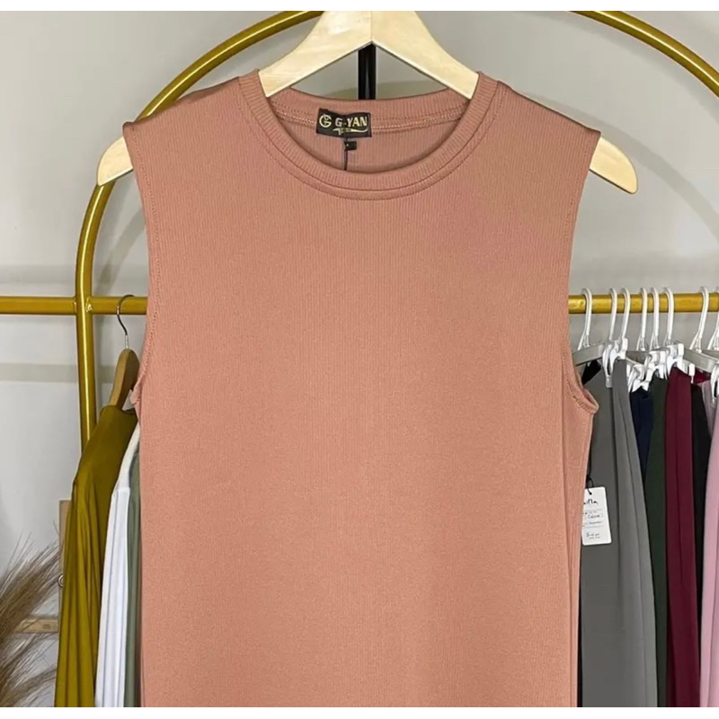 Jual ( BISA COD ) INNER DRESS RAJUT KNIT SPAN PREMIUM Size M L XL ...