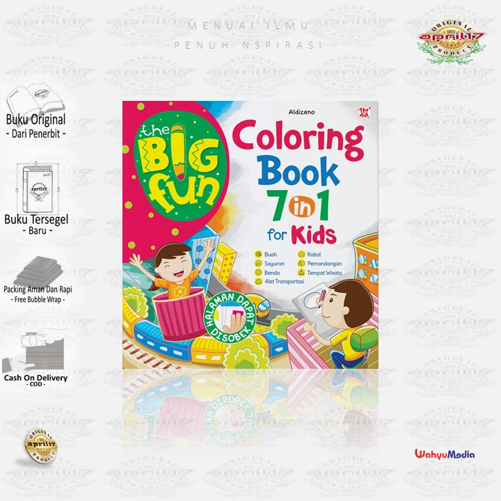 Jual BUKU ANAK THE BIG FUN : MENULIS MEMBACA BERHITUNG & MEWARNAI UNTUK ...