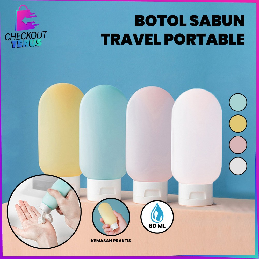 Jual CT C852 Botol Travel Portable Fliptop Tempat Sabun Cair Bahan ...