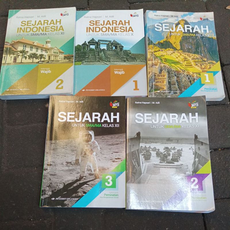 Jual buku pelajaran sejarah indonesia peminatan dan wajib ratna hapsari kelas 1,2 dan 3 SMA ...