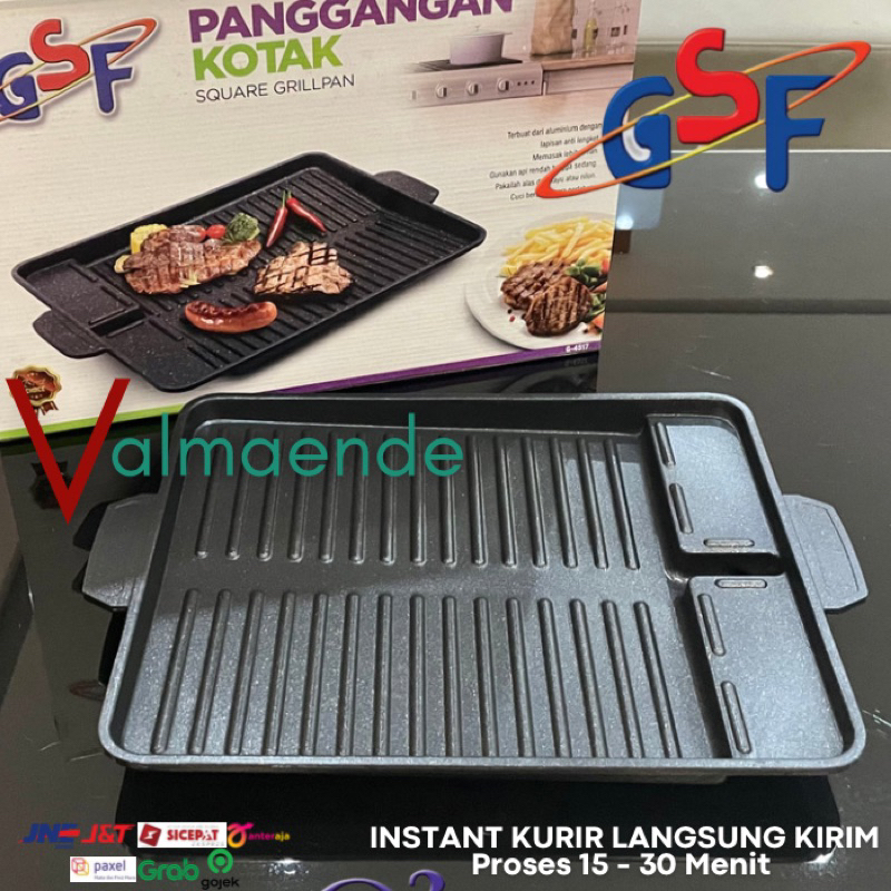 Jual Grill Pan Panggangan BBQ anti Lengket GSF 4517 Yakiniku Bulgogi ...