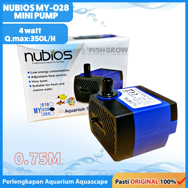 Jual POMPA AIR CELUP MINI AQUARIUM AQUASCAPE NUBIOS MY 028 MY028 ORIGINAL | Shopee Indonesia