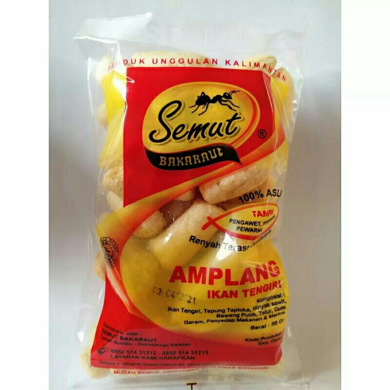 Jual Amplang Cap Semut Bakaraut,Per Dus 1 Kg Isi 20 Bungkus, Khas Kota ...
