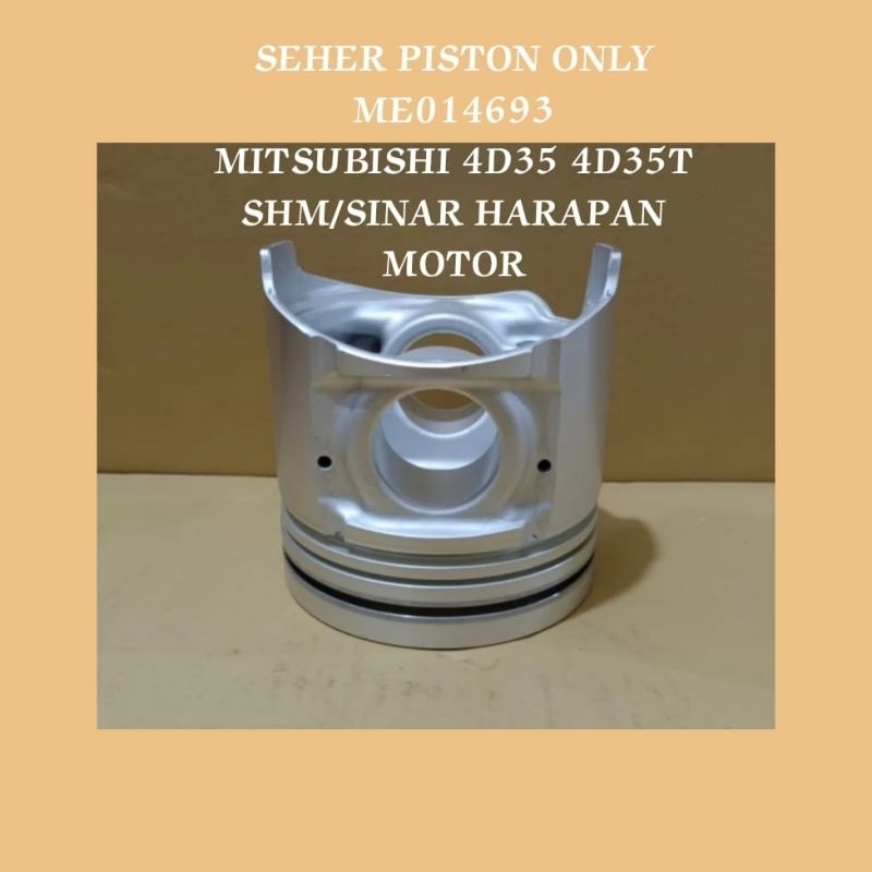 Jual SEHER SET 4D35 4D35T ME014693 PISTON ONLY MITSUBISHI MESIN ENGINE ...
