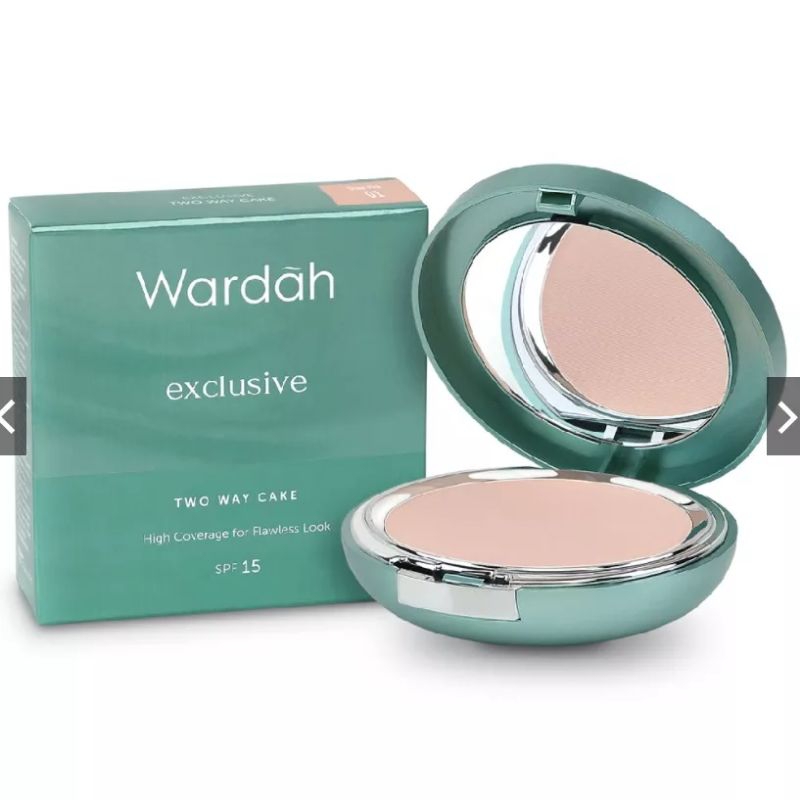 Jual (NEW PACKAGING) WARDAH EXCLUSIVE TWO WAY CAKE FULL & REFILL ...