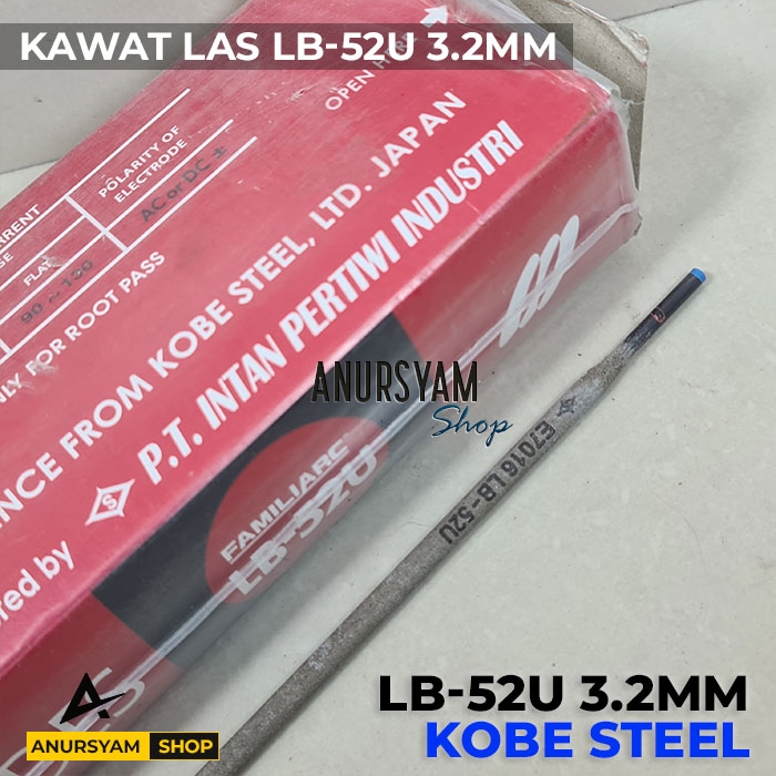 Jual Kawat Las LB-52U KOBELCO Per 1 Kg / Kawat Las KOBELCO LB52U 3.2mm ...