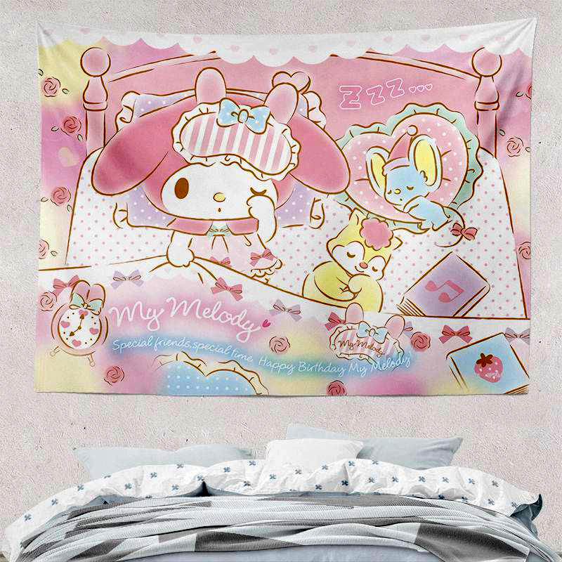 Jual LUCKY CAT - POSTER KAIN DINDING SANRIO | POSTER CINNAMOROL MELODY KUROMI | HIASAN DINDING ...