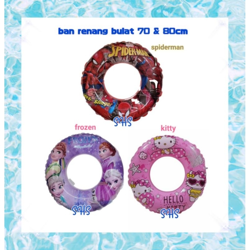 Jual BAN RENANG BULAT KARAKTER KWALITAS TEBAL 70CM / 80 CM | Shopee Indonesia