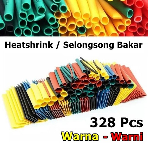 Jual Heat Shrink Selongsong Bakar Isolasi Pelindung Kabel Selang Multi ...