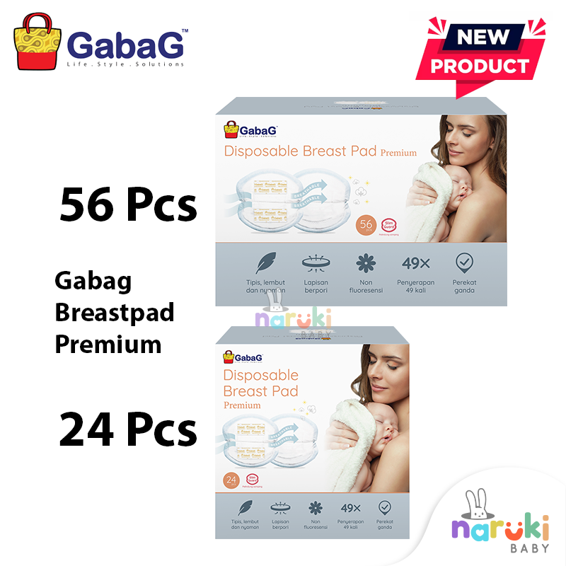 Jual Gabag Breastpad Breast Pads Premium 56 pcs | Shopee Indonesia