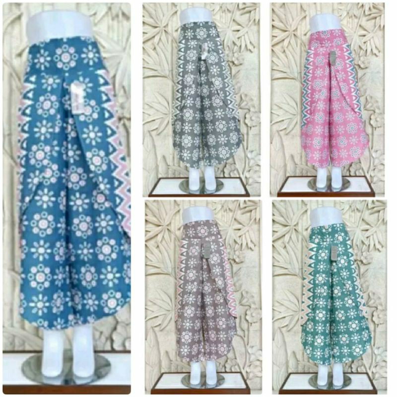 Jual CELANA KULOT BATIK MODEL SAYAP MOTIF TRUNTUM MOTIF MEGA MENDUNG ...